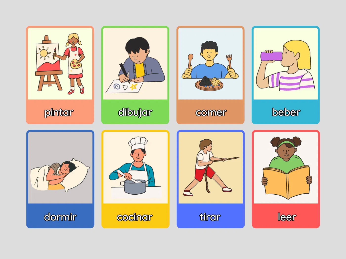 ᐅ 150 Ejemplos de Verbos